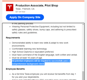 Does Tesla Do Background Checks on Employees? - Green Car Future