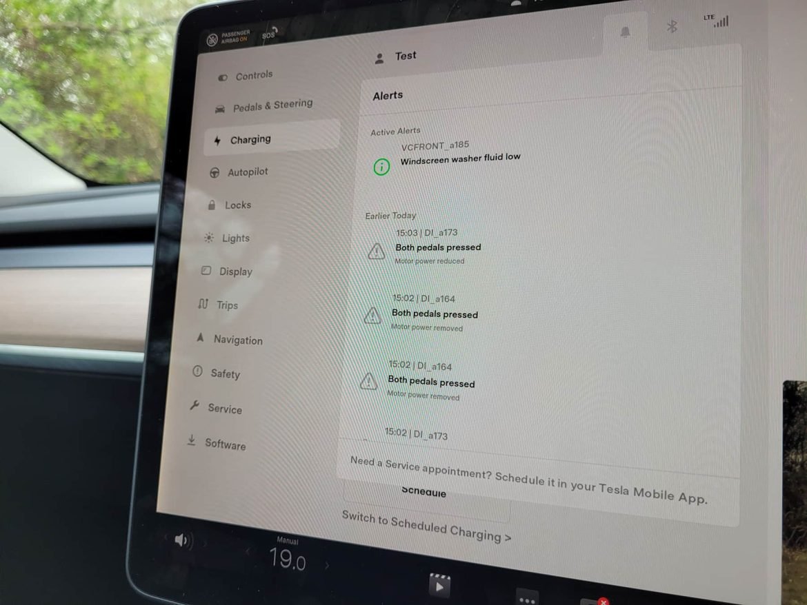 The Tesla "Both Pedals Pressed: Motor Power Reduced" Error - What’s It ...